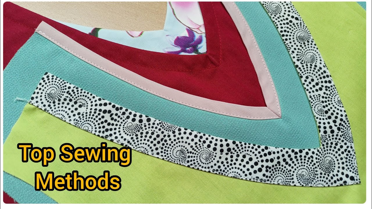 ️ Basic Techniques For Sewing V-neckline in Women's Clothing | Sewing ...