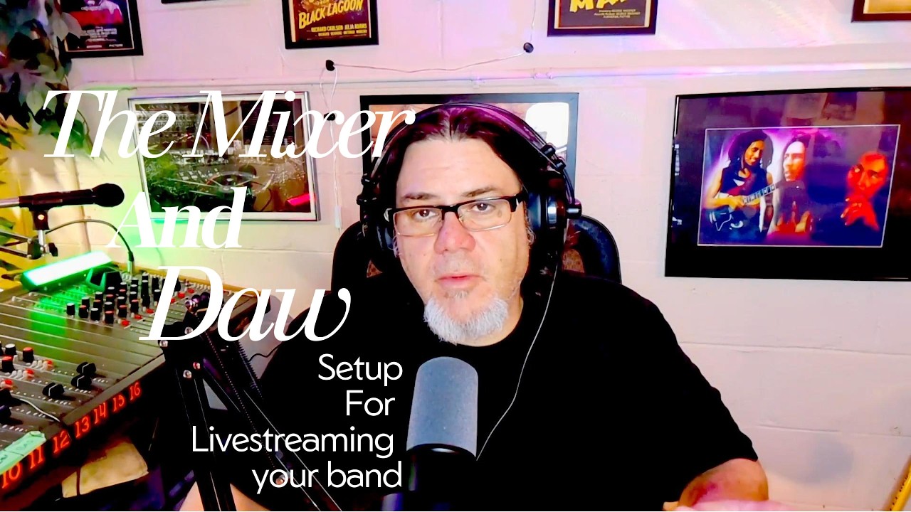 Live streaming your band (Mixer and Daw setup) - YouTube