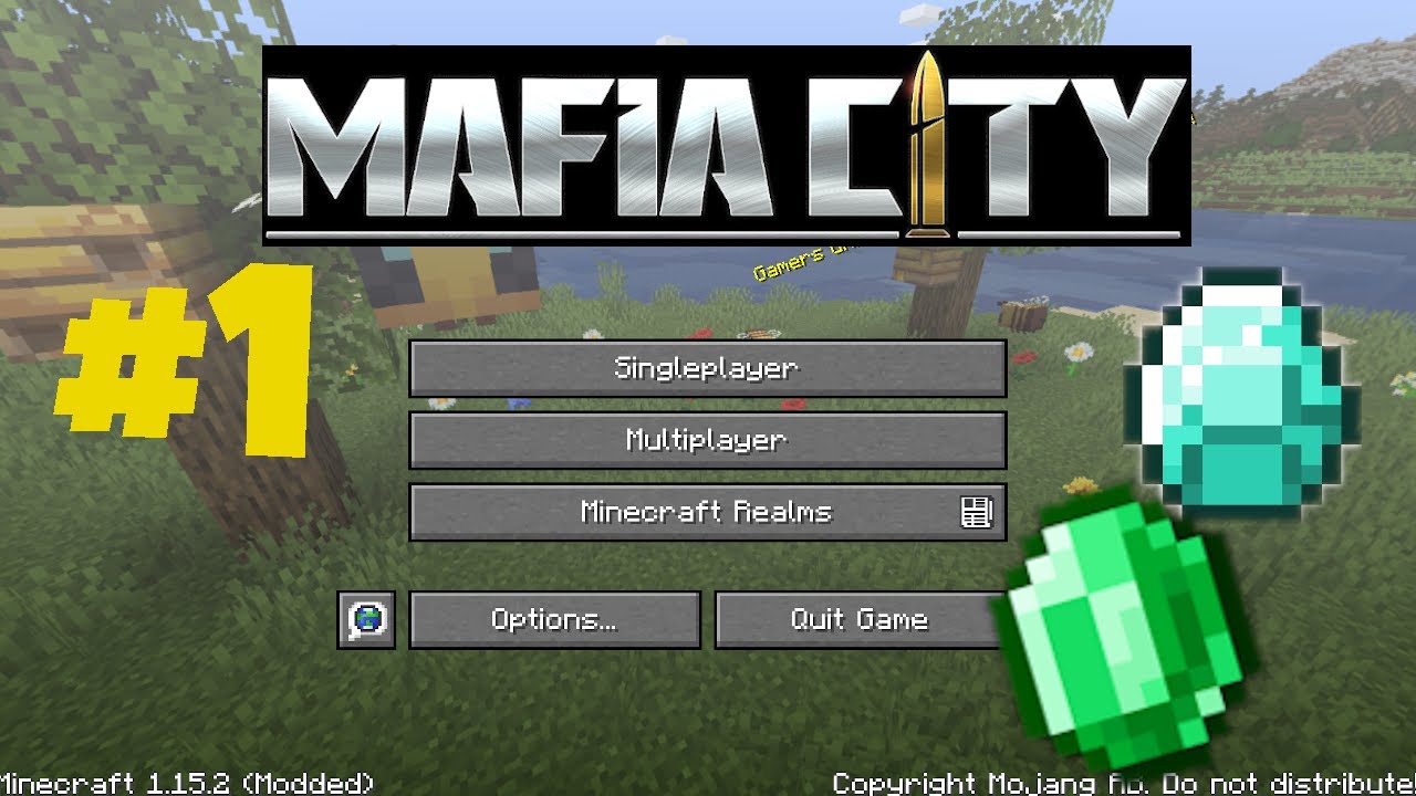 Building MAFIA CITY In MINECRAFT - YouTube