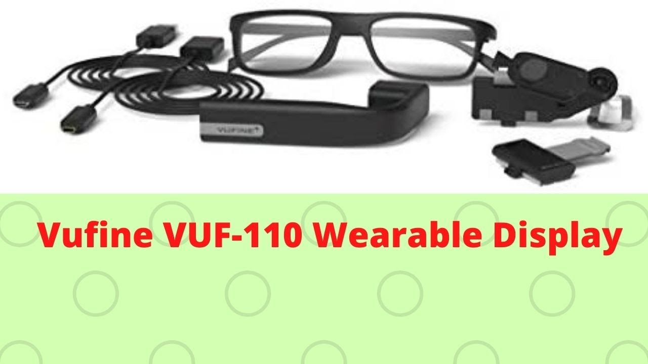 Vufine VUF-110 Wearable Display - YouTube