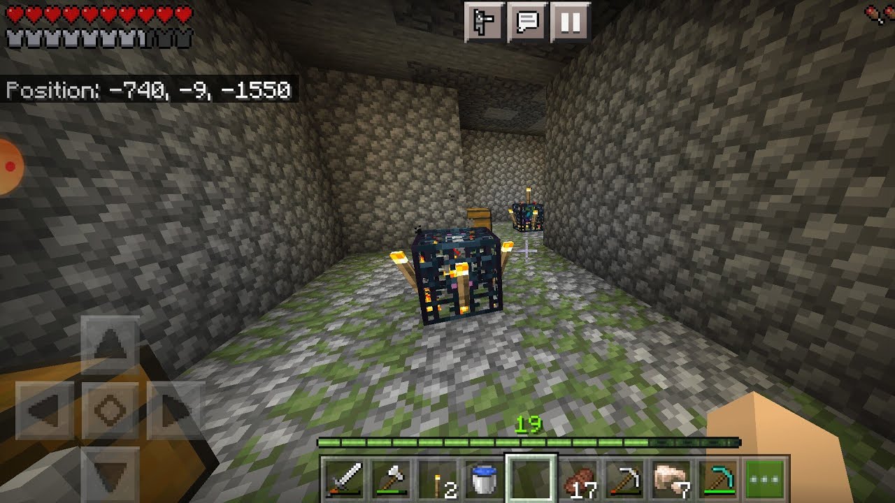 Double Mob Spawners| Lucky Seed | Minecraft PE Bedrock Edition (Survival Gameplay) - YouTube