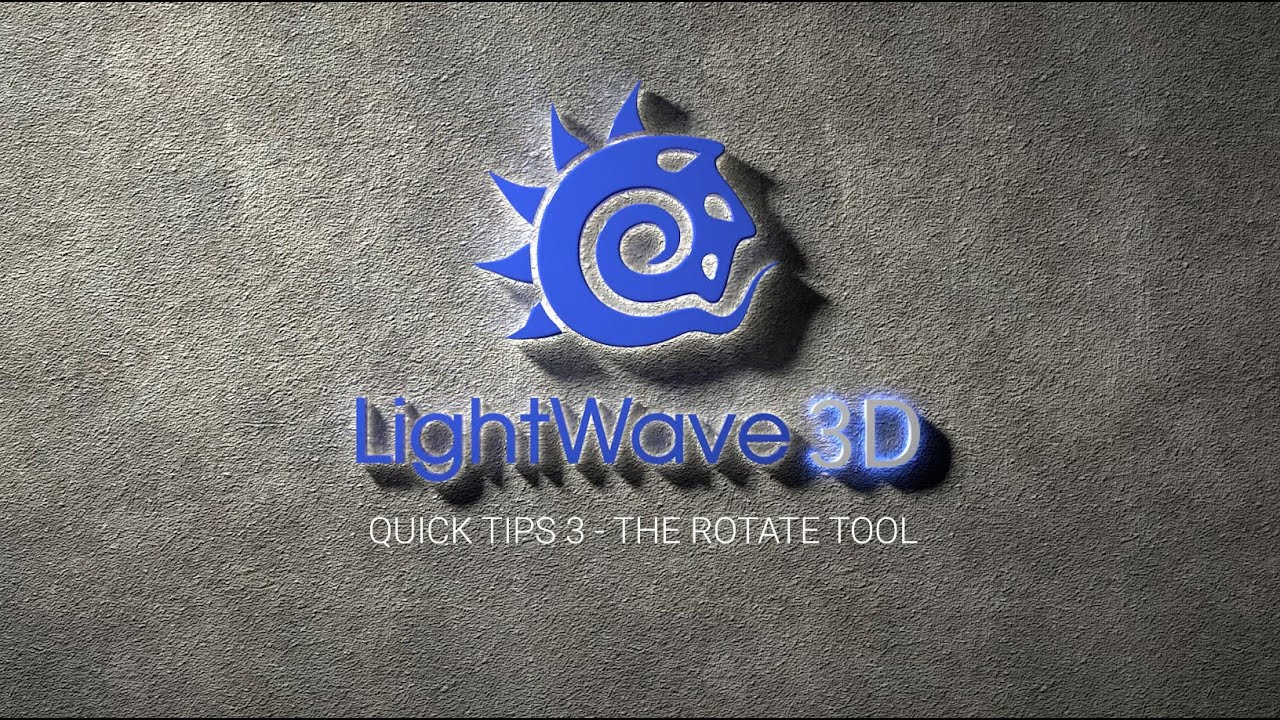 Lightwave 3D Quick Tips - The Rotate Tool 3 - YouTube