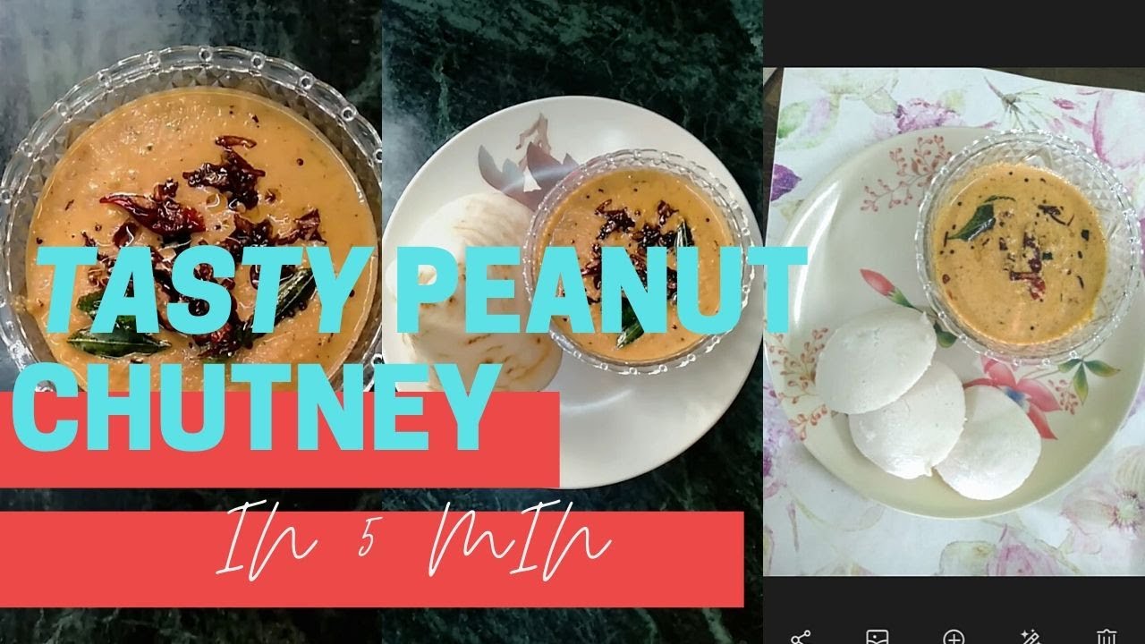 Peanut Chutney (kappalandi chutney) recipe - YouTube