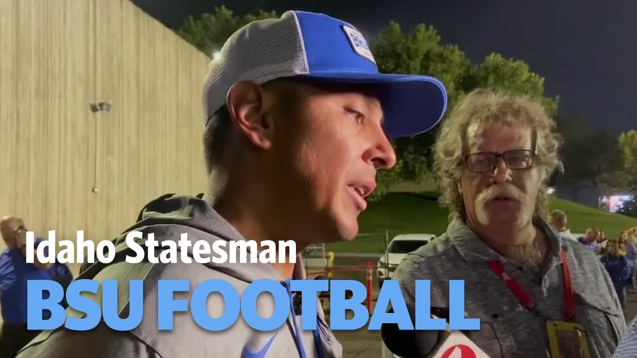 Boise State Coach Andy Avalos After Win At New Mexico - YouTube
