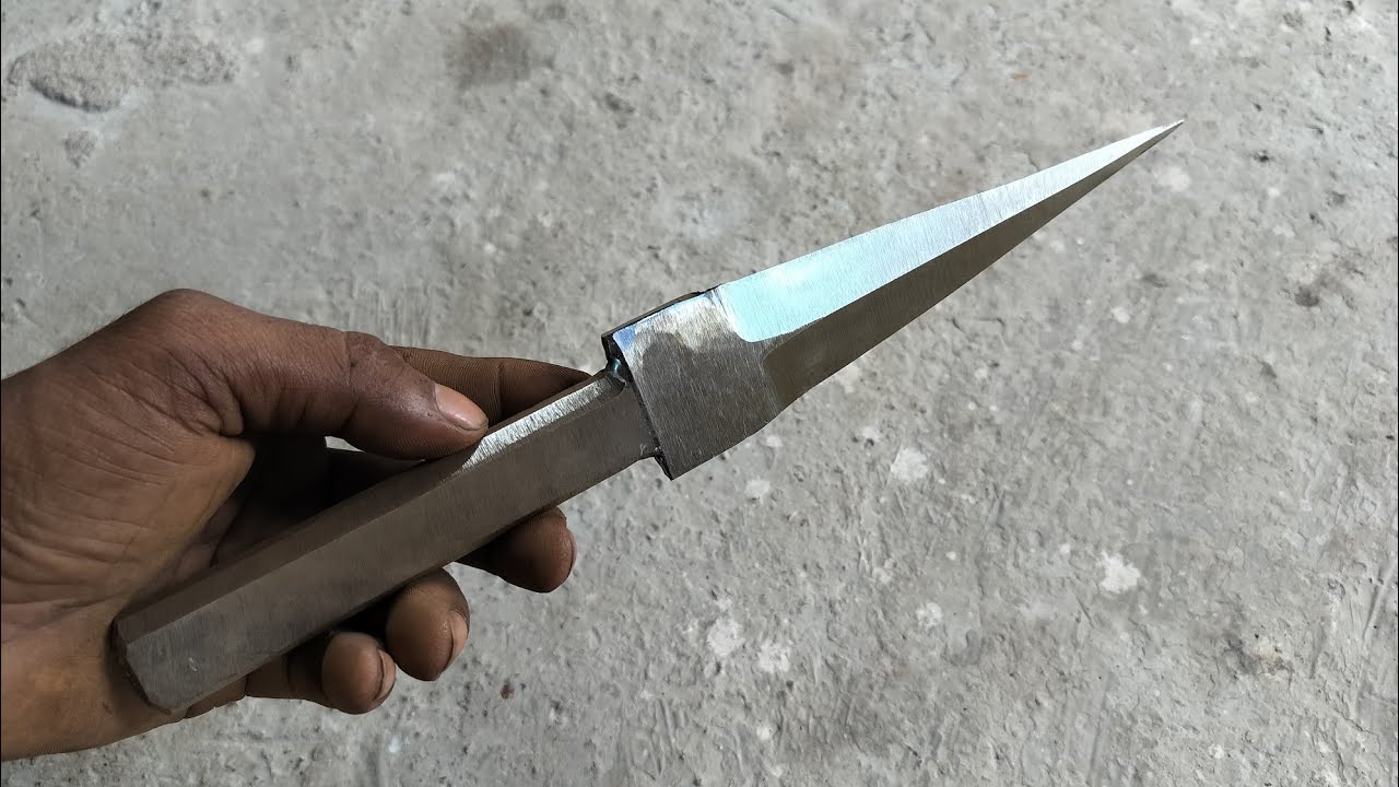 How to make a super sharp knife - amazing knife - YouTube