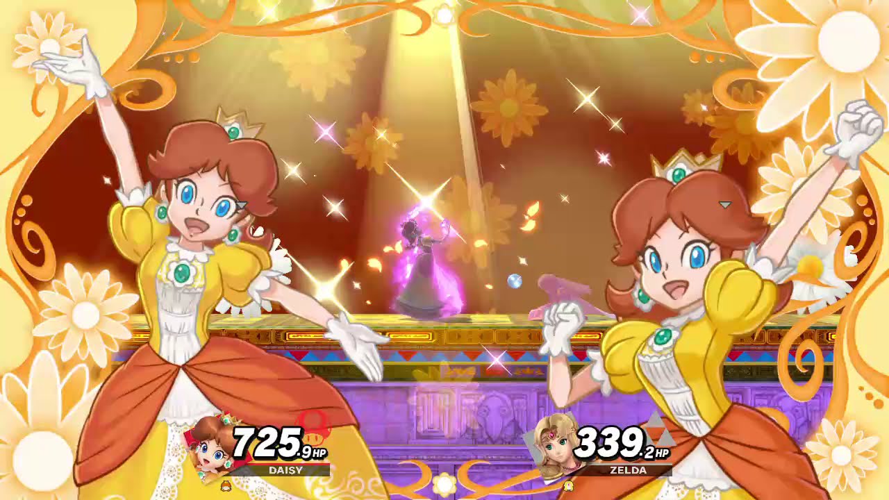 Super Smash Bros. Ultimate (Princess Daisy Vs. Princess Zelda: Stamina ...