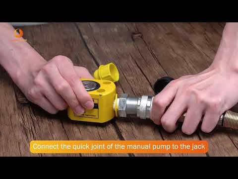 BEAMNOVA Mini Hydraulic Jack Portable Low Profile 5 Ton Ram Kit 11023lbs Small Lift Cylinder