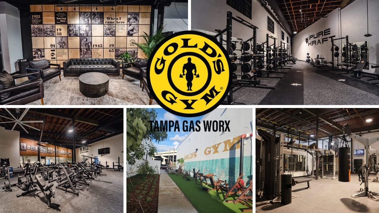 Gold's Gym Tampa Gas Worx - Best Gym In Tampa 💪 - YouTube