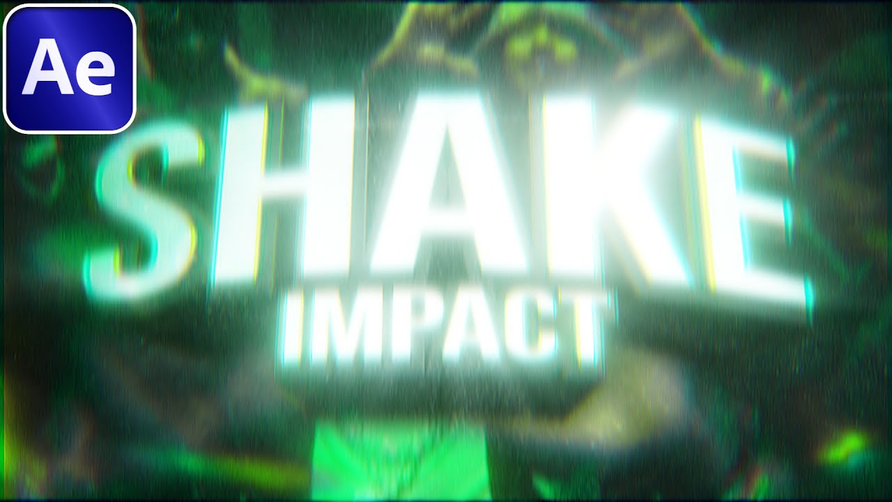 How to Create the SHAKE IMPACT EFFECT in After Effects (NO PLUGINS ...