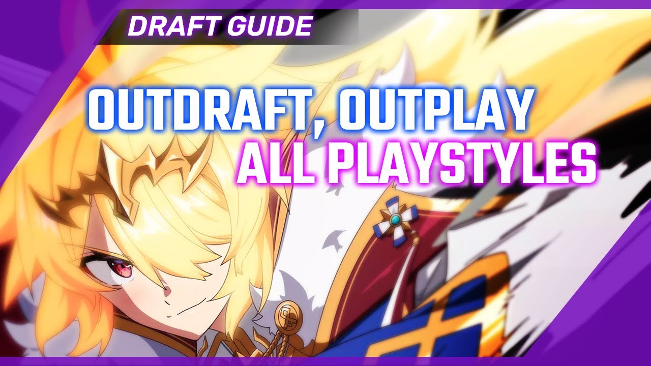 How to Draft ALL Play Styles, Tournament BO5 Draft Showcase | RTA Draft ...