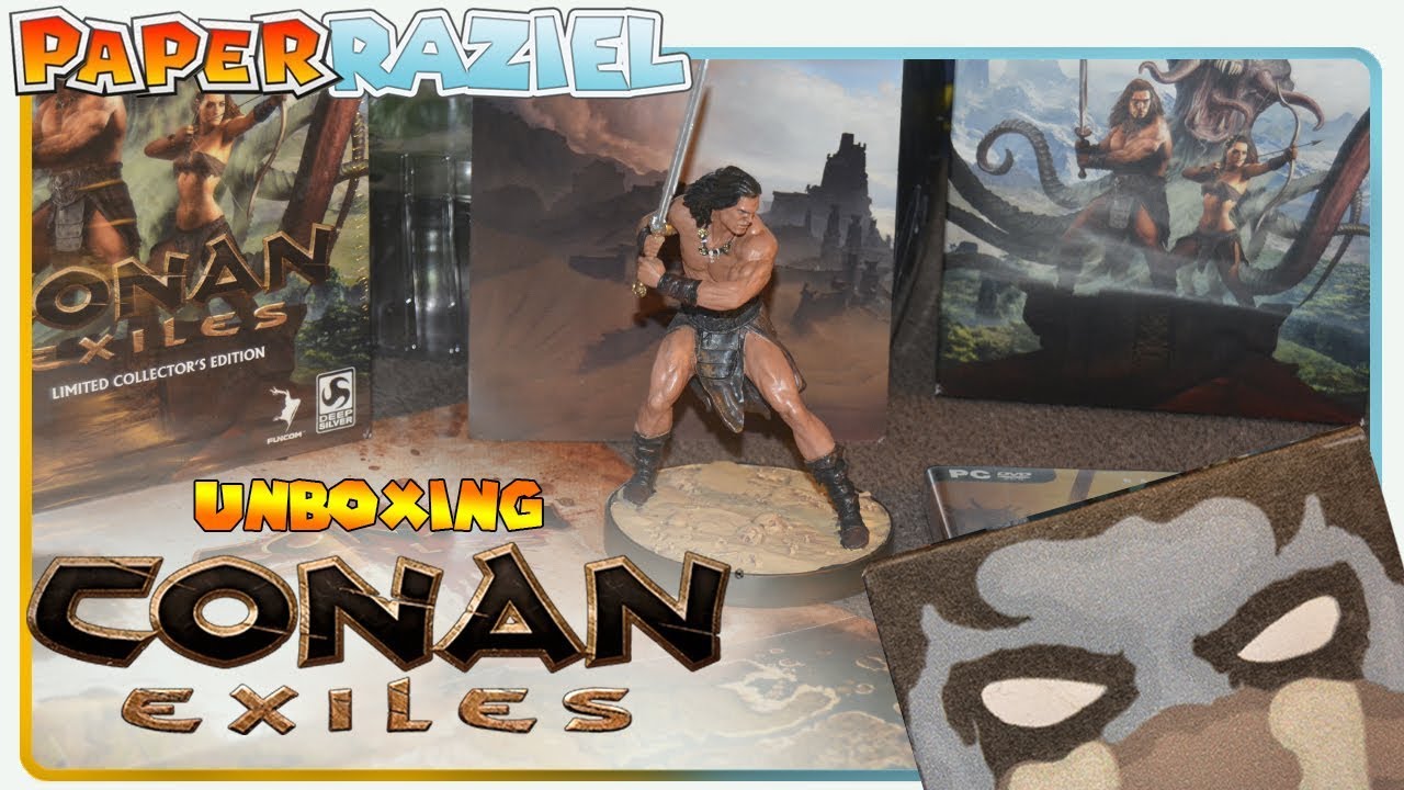 Unboxing Conan Exiles: Limited Collector's Edition // Paper Raziel ...
