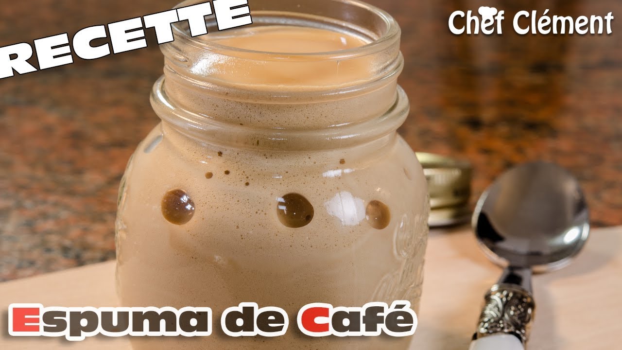 Recette au SIPHON : Mousse / Espuma de CAFÉ inratable - Chef Clément ...