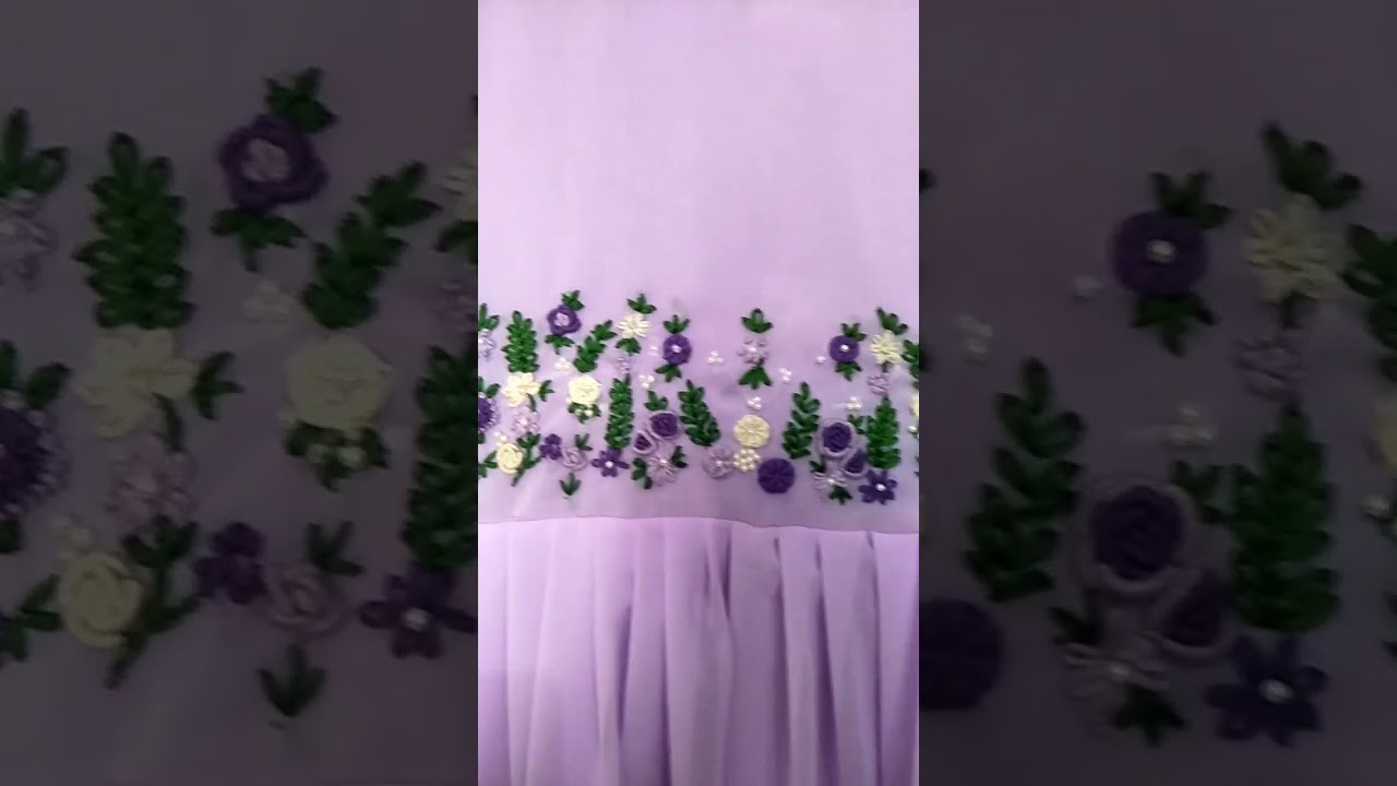 Beautiful hand work tunic dress by rangreet boutique - YouTube