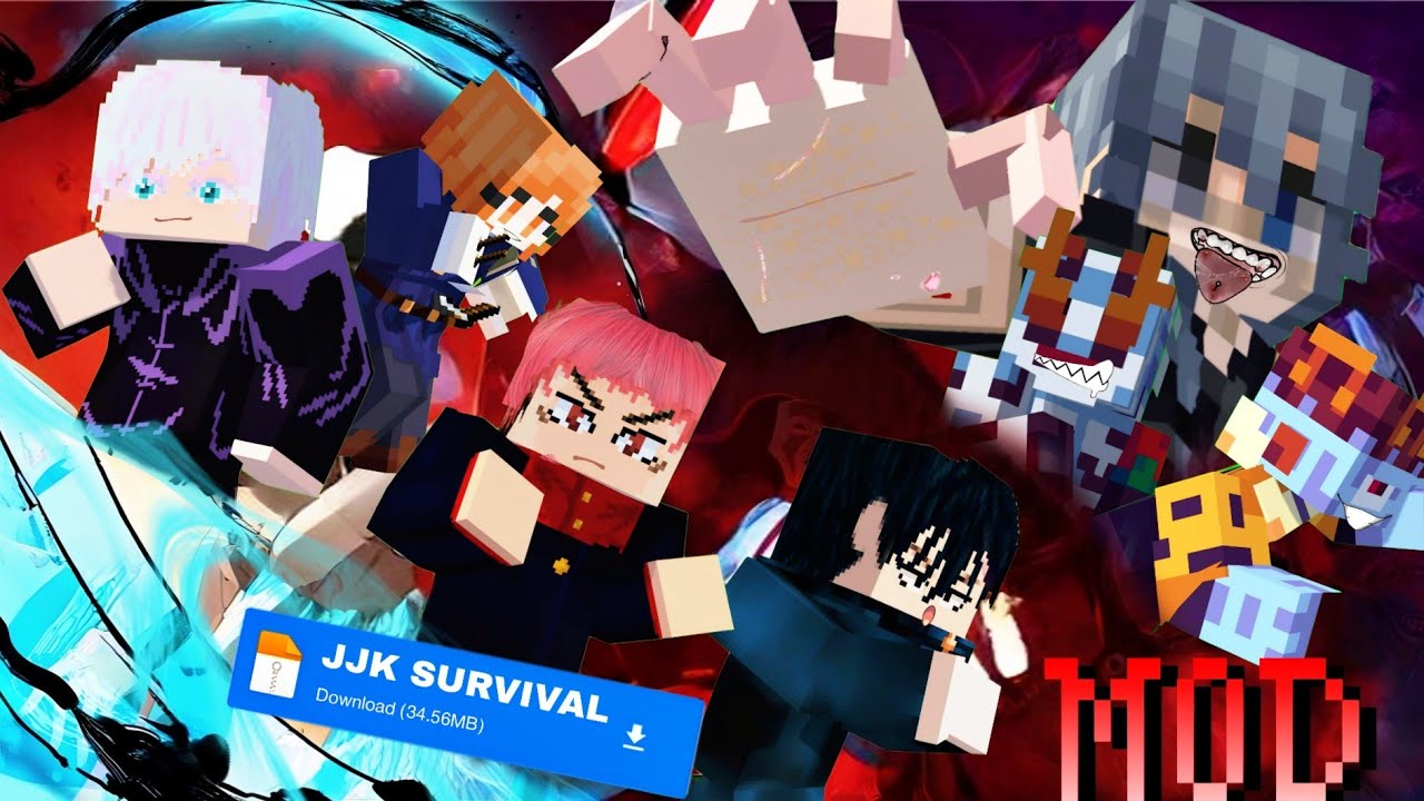 JJK Survival Mod Minecraft PE Download | 2025 | NEW | #minecraft #addon ...