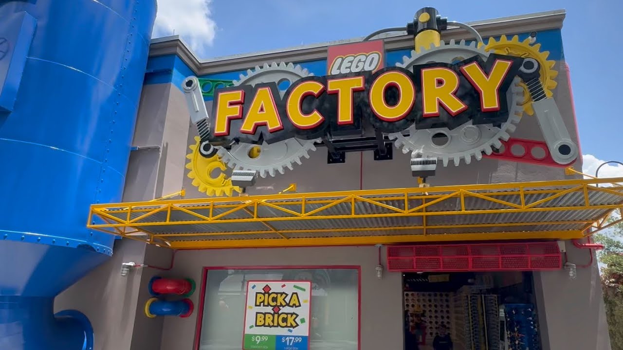 #lego factory tour, build your own #minifigures - YouTube