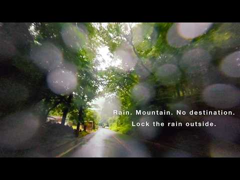43-Min Heavy Rain Drive: Yagiyama Pass | 4K ASMR for Deep Sleep & Focus