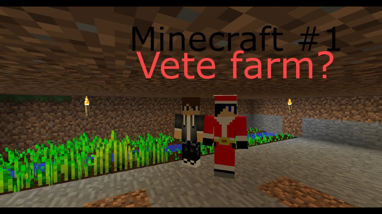 Minecraft #1 Vete farm? - YouTube