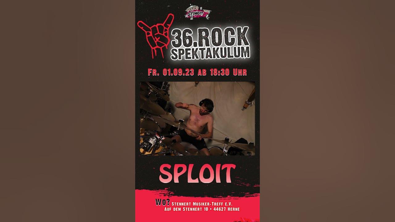 Sploit beim 36. Rock Spektakulum 🔥🤘🏻🎸 #shorts - YouTube