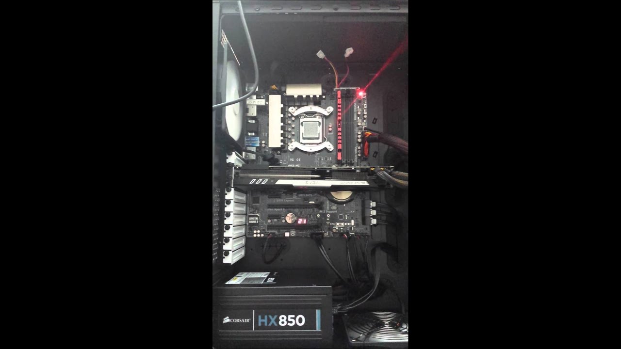 No POST. CPU and DRAM LED flashing. - YouTube