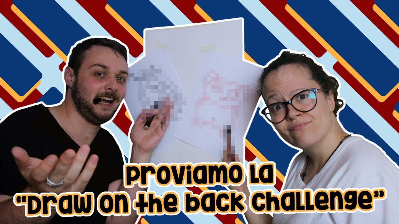 draw on the back challenge - YouTube