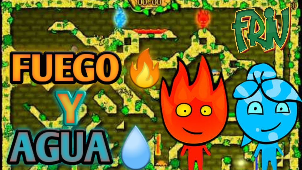 JUGANDO FUEGO Y AGUA JUEGOS DE FRIV YouTube