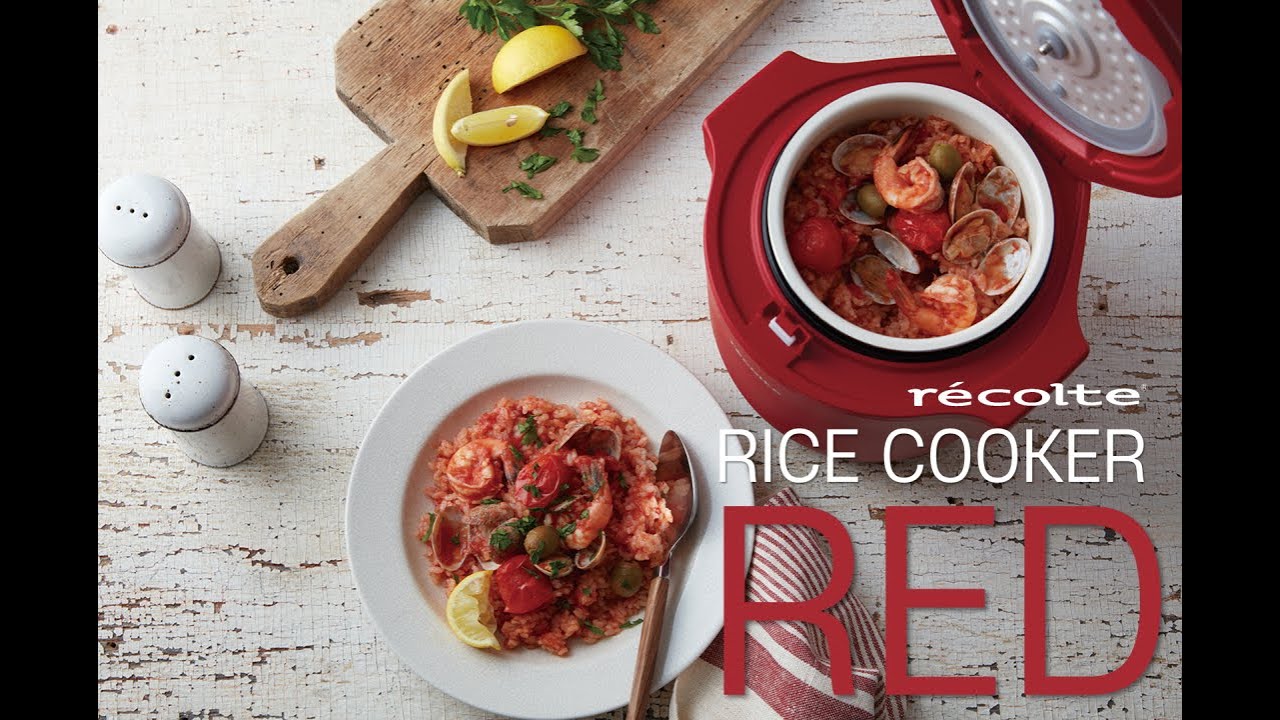 레꼴뜨 코리아 : 라이스쿠커 레드 (7가지 기능 미니밥솥🍚) RECOLTE RICE COOKER RED - YouTube