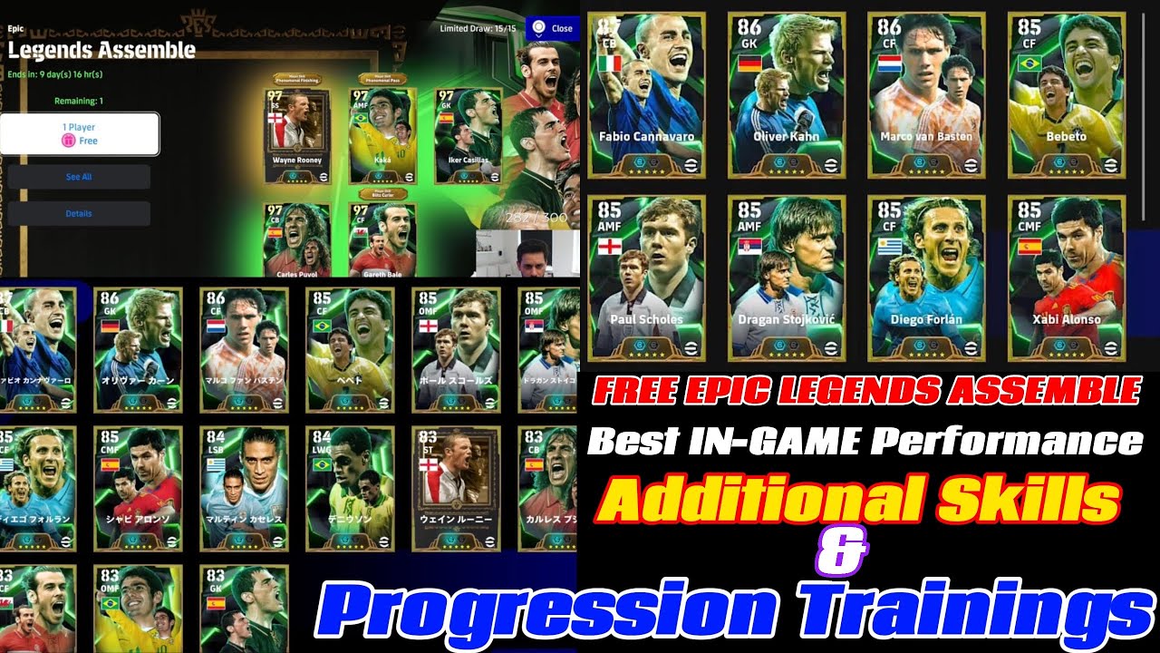 Free Epic Legends Assemble Progression trainings & Additional skills ...