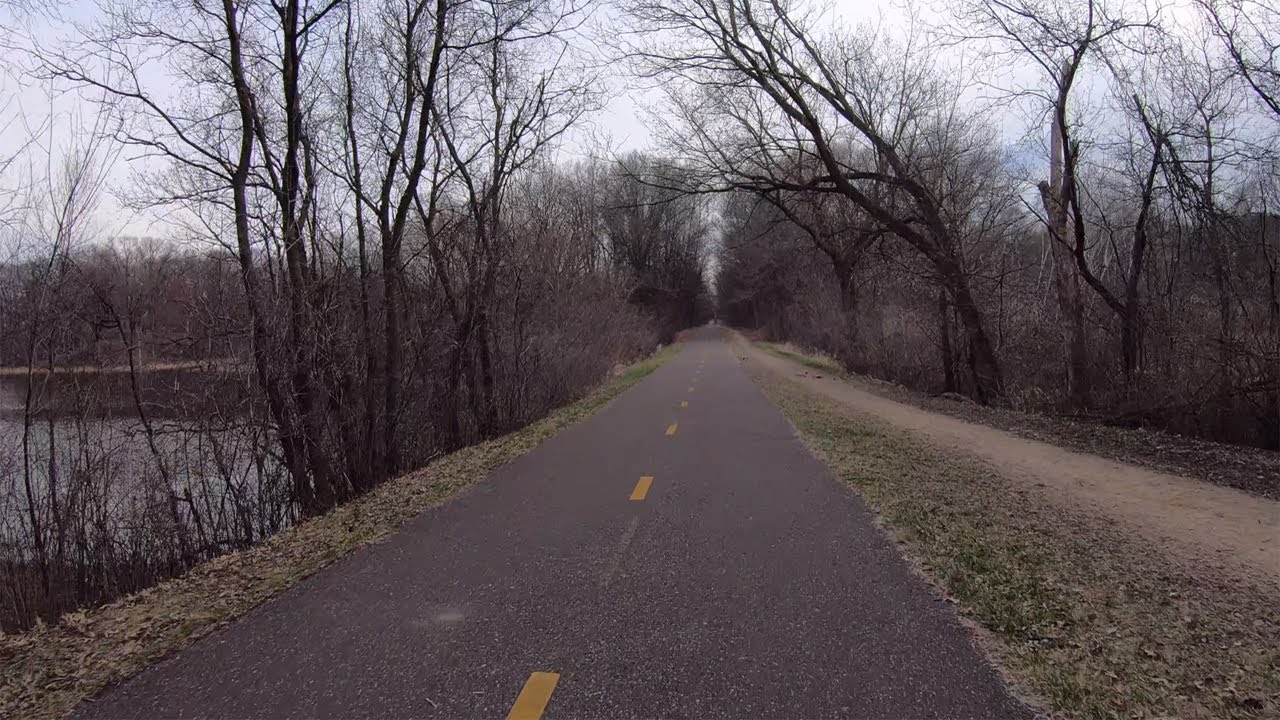 Gateway State Trail - Southbound from Pine Point Park to junction with ...