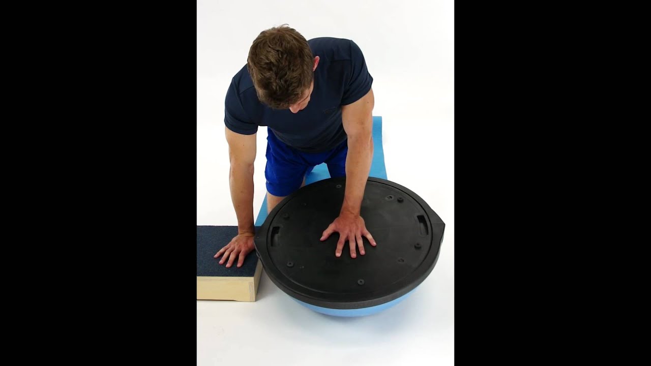 INVERTED BOSU - SINGLE UPPER EXTREMITY WEIGHT BEARING CIRCLES -hep2go ...