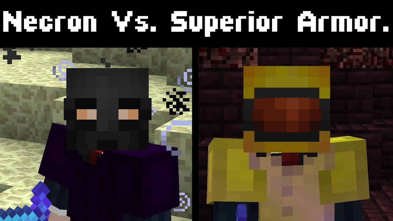 Hypixel Skyblock: Superior Armor Vs. Necron Armor! (Superior Is ...