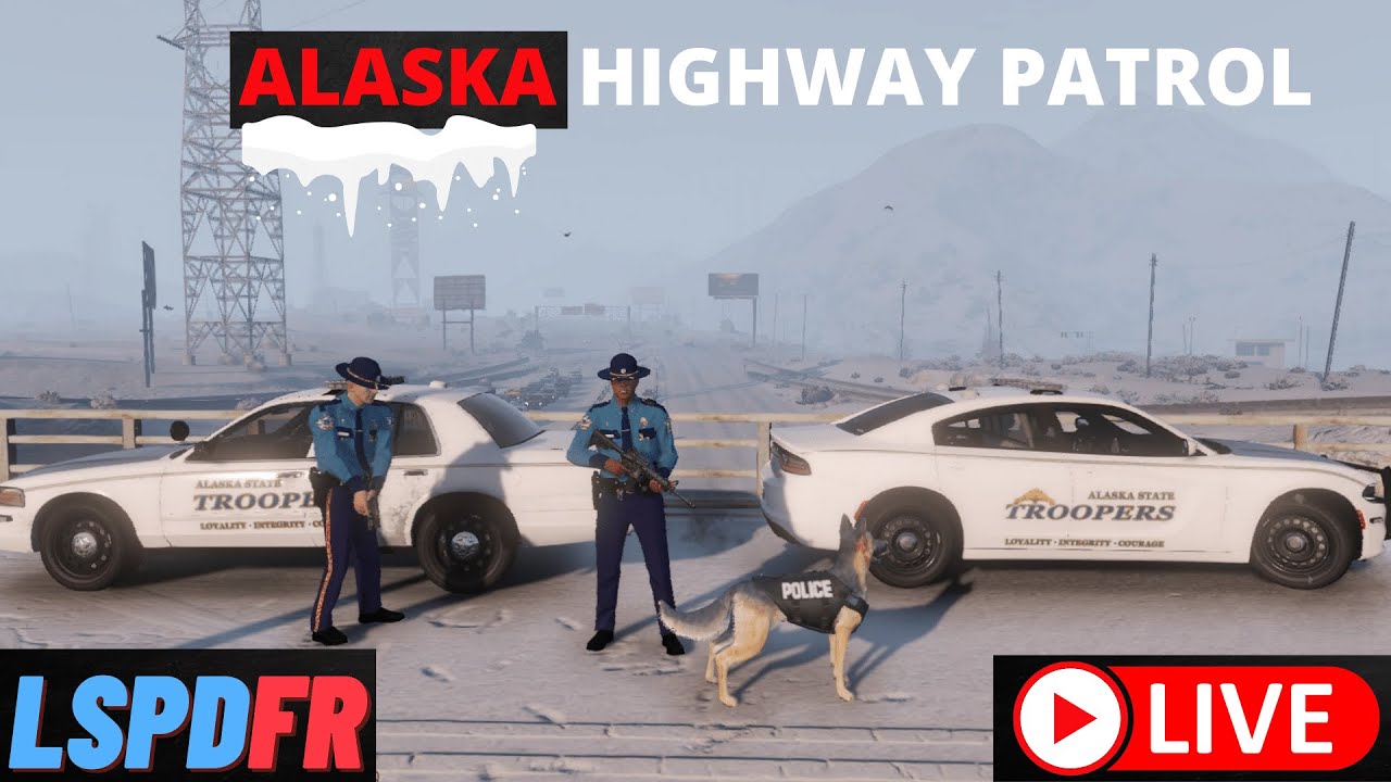 Playing GTA 5 as a ALASKA STATE TROOPER | ALASKA Highway Patrol ...