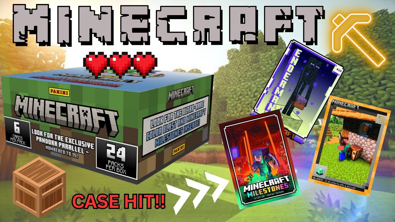 NEW RELEASE - Opening the NEW 2024 Panini Minecraft Hobby Cards - ARE ...