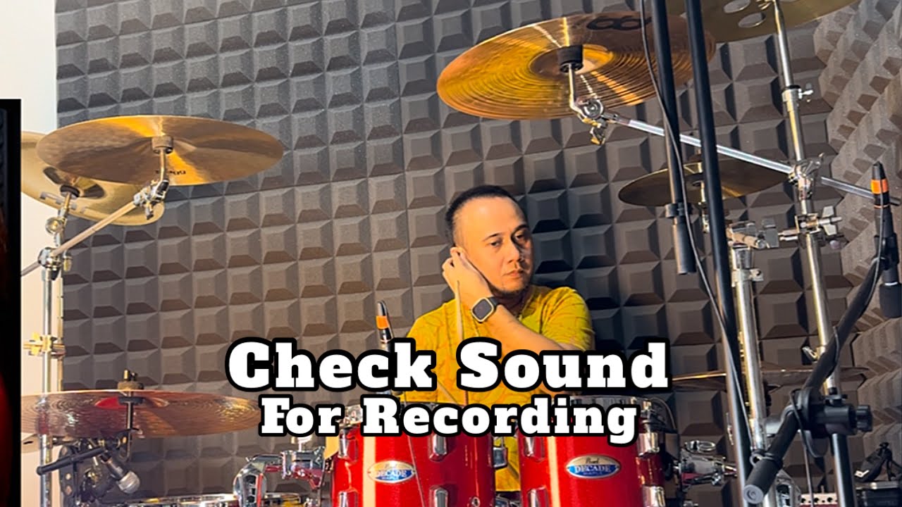 Drum Check Sound For Recording - YouTube