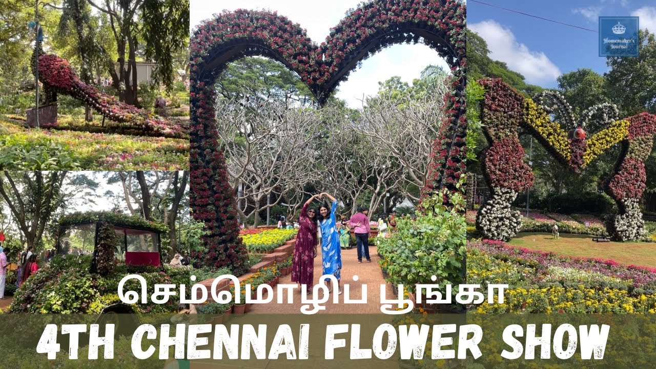 4th Chennai Flower Show in Semmozhi Poonga | 2nd Jan to 19th Jan ...