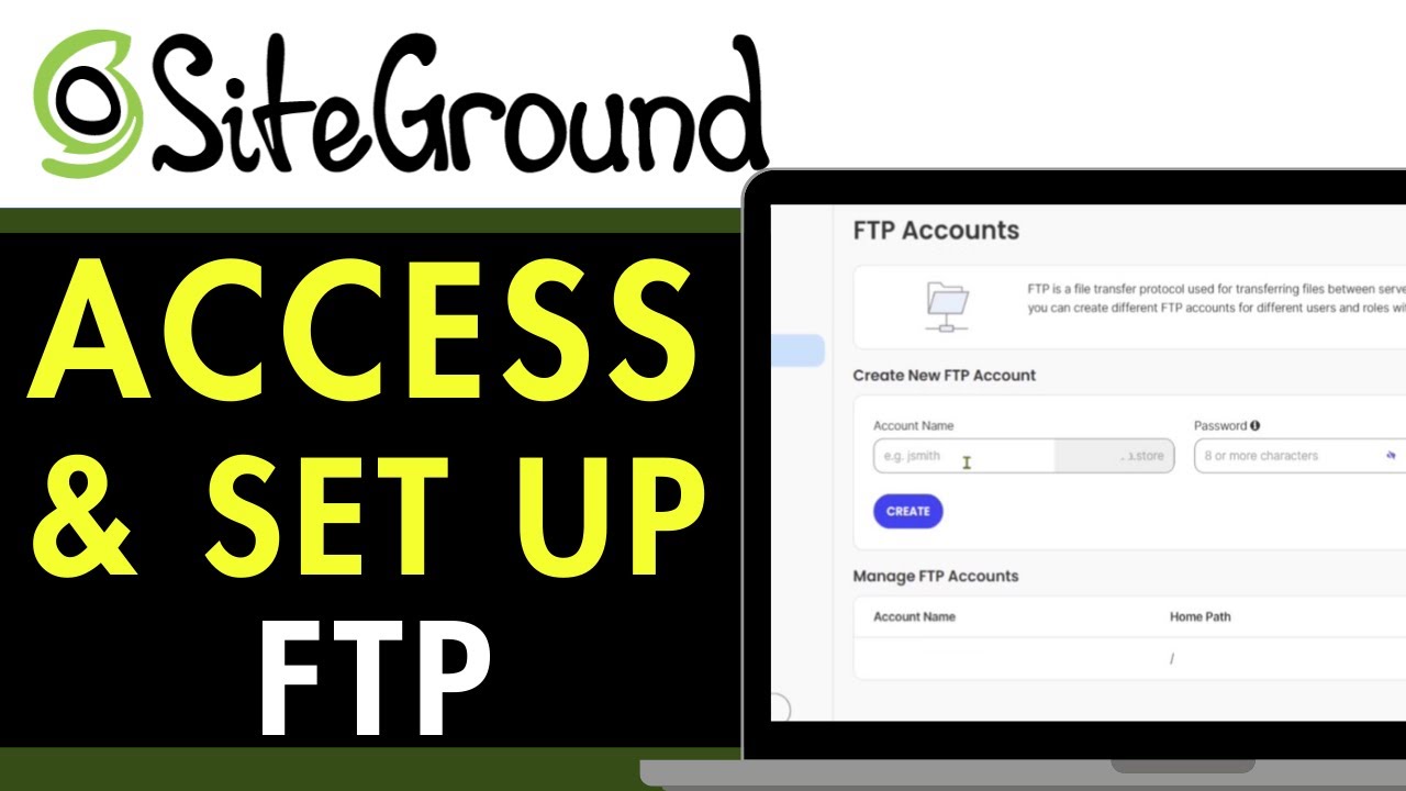 How to Access and Set Up Ftp with Siteground 2026 (FULL GUIDE) - YouTube