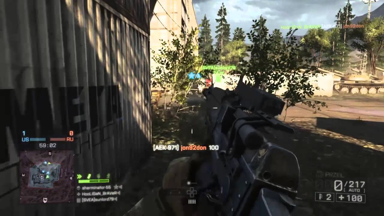 Battlefield 4 | AEK 971 Killstreaks 2 x 15 - YouTube