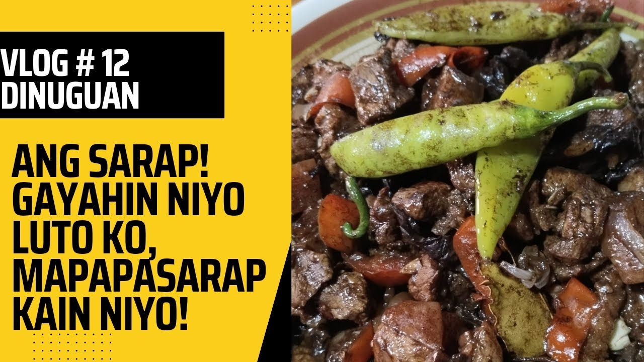 Cooking Dinuguan / Tidtad Kapampangan - YouTube