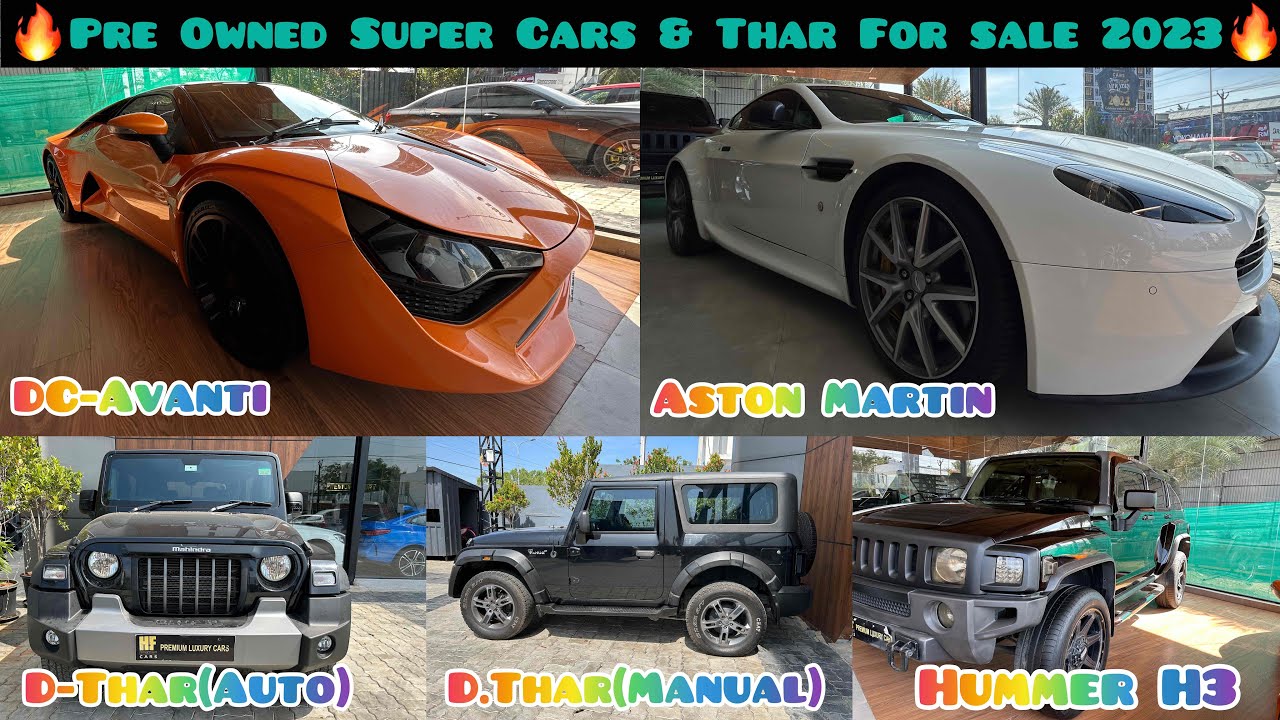 4x4 Thar & Super Cars for sale 🔥 #thar #4x4thar #supercars #astonmartin ...