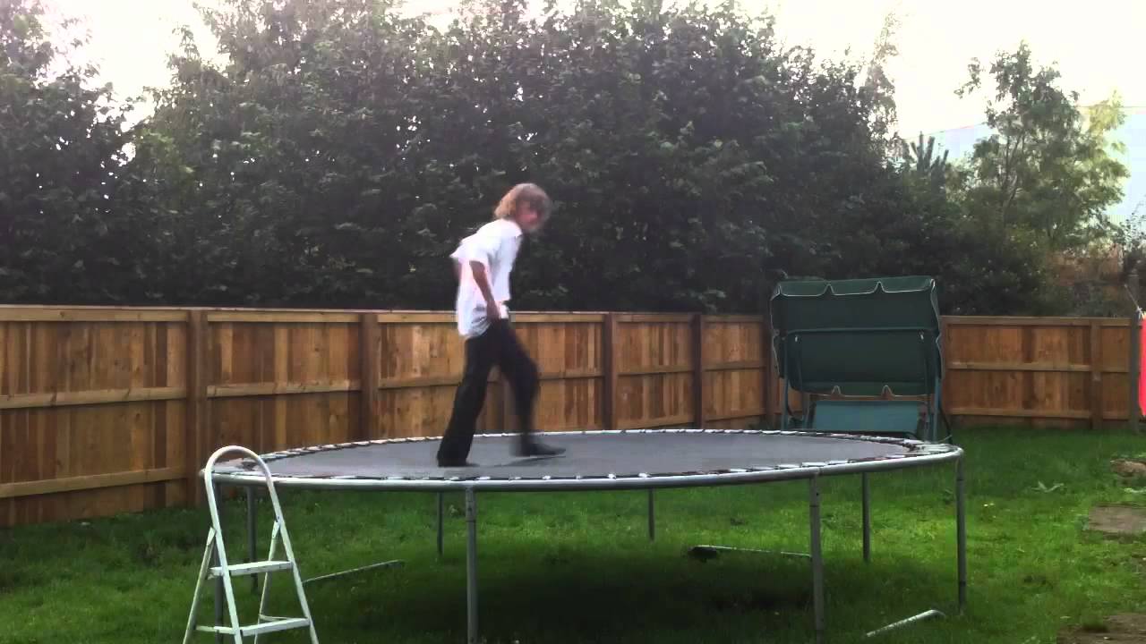 Trampoline tricks - backflip 360 etc. - YouTube