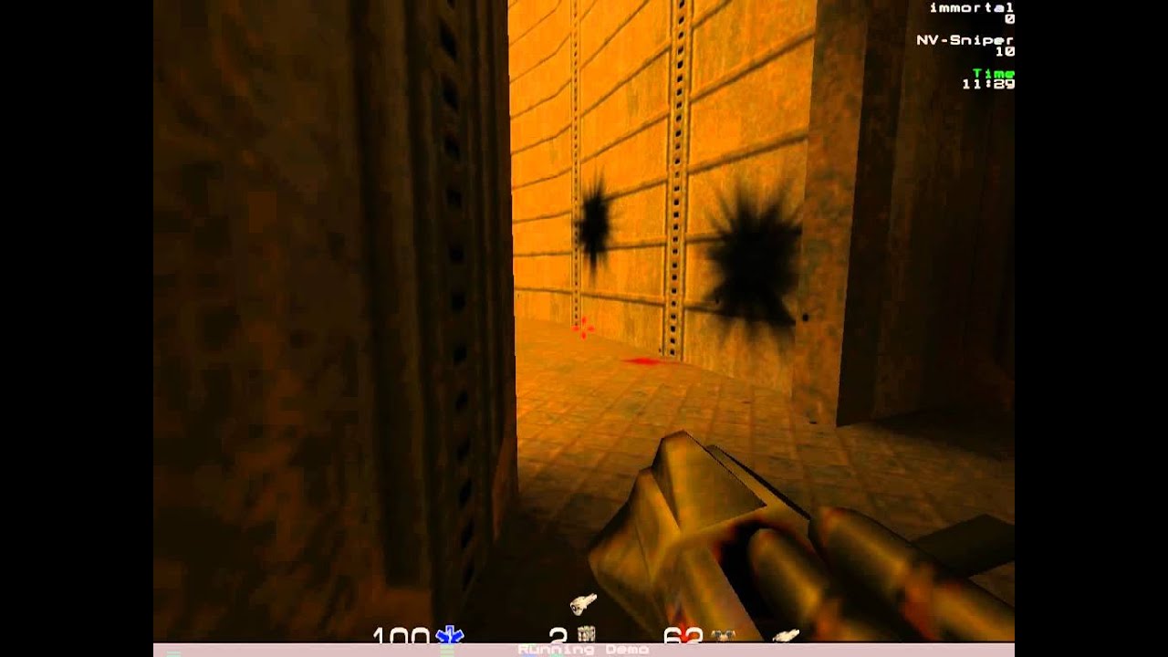 Quake 2 Deathmatch - immortal vs. NV-Sniper - YouTube