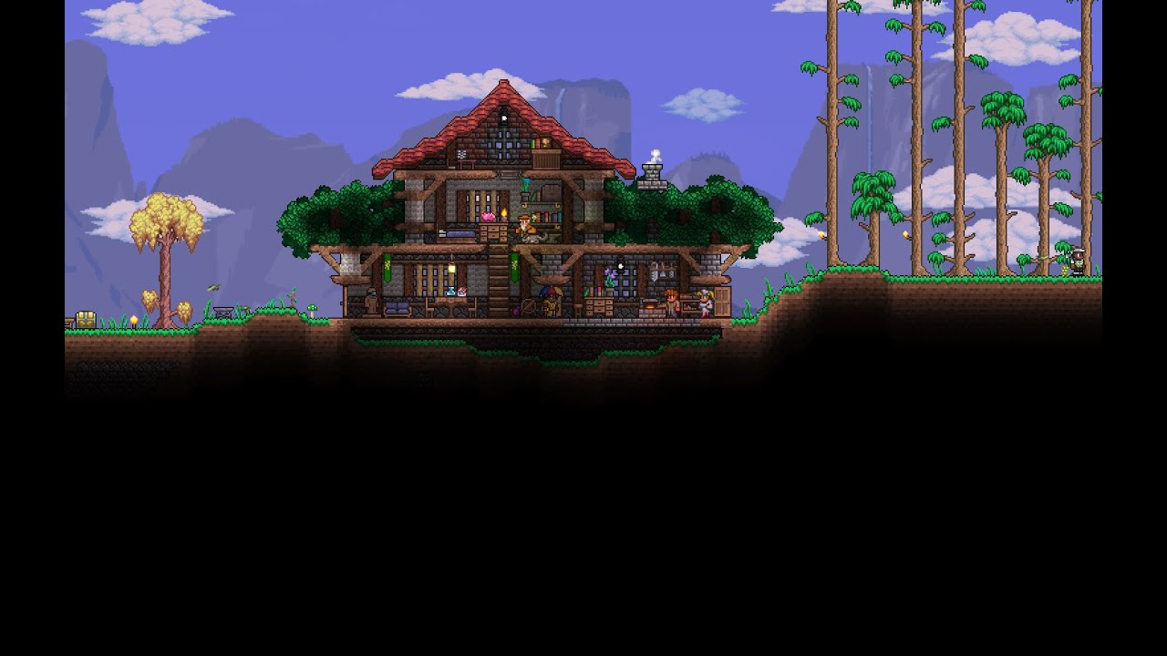 Terraria Building | Pre Painter/Boss House - YouTube