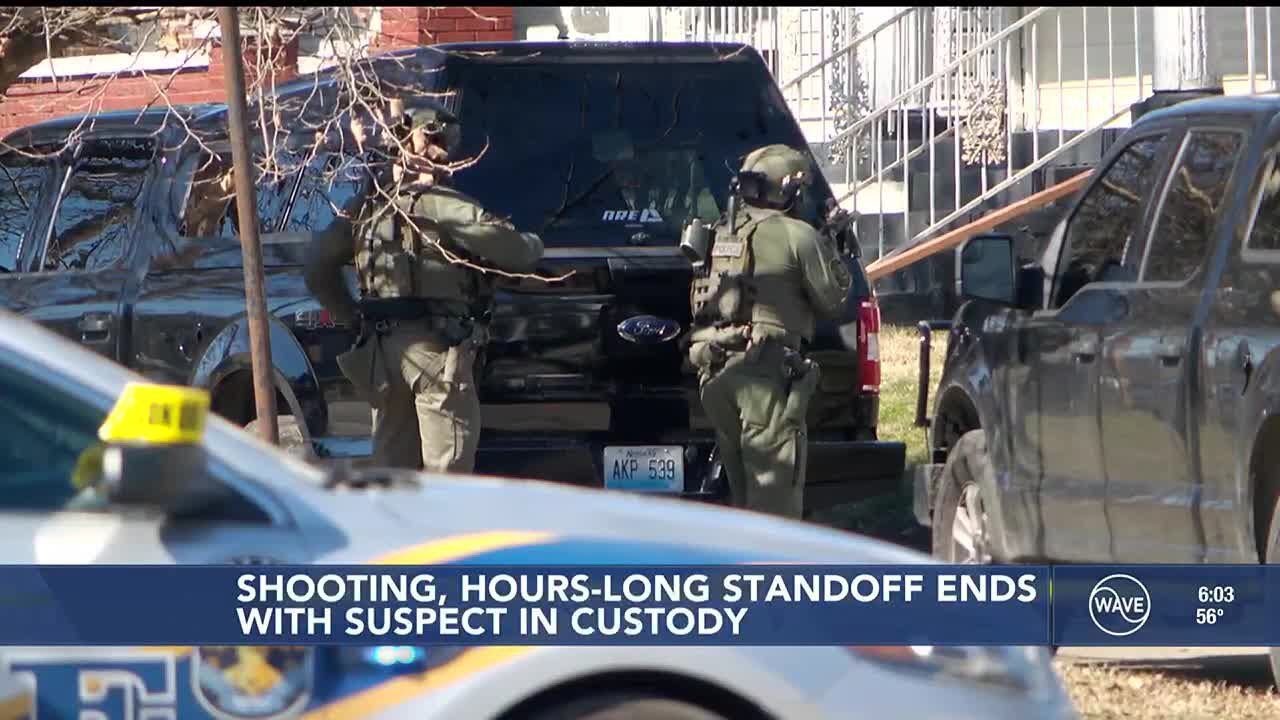 Shawnee neighborhood SWAT standoff ends, suspect found wounded inside ...