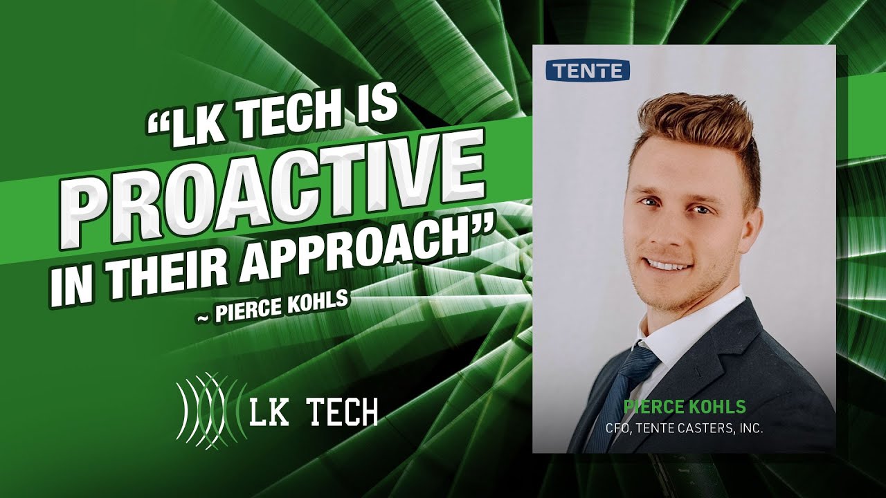 TENTE Casters In Hebron, KY Chooses LK TECH For Their Local IT Services & IT Support - YouTube