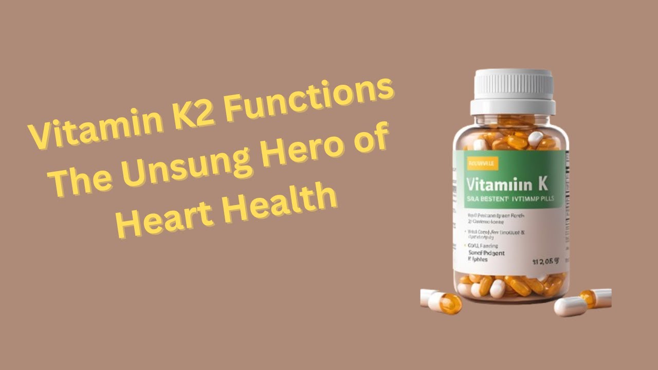 Vitamin K2 Functions The Unsung Hero of Heart Health - YouTube