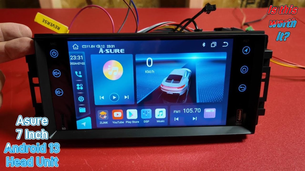 Cheap Android Auto & Carplay Head Unit. ASURE 7 inch Android 13 Car ...