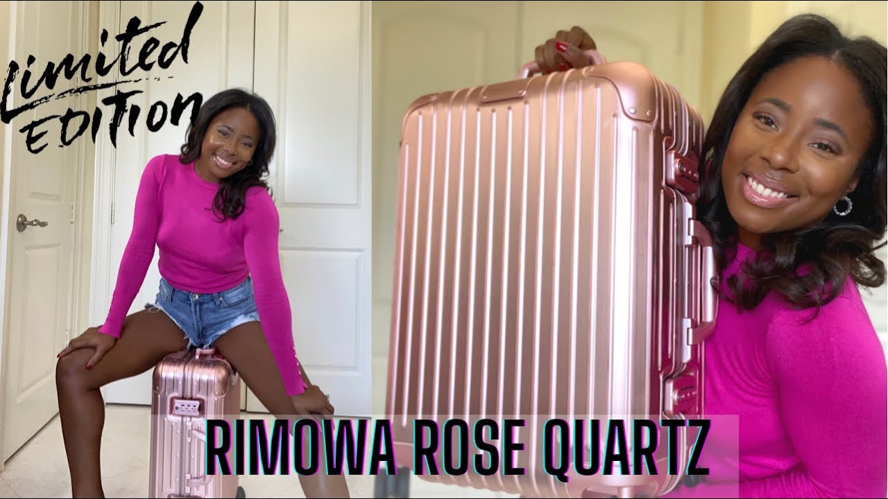 RIMOWA ROSE QUARTZ LIMITED EDITION ORIGINAL CABIN - YouTube