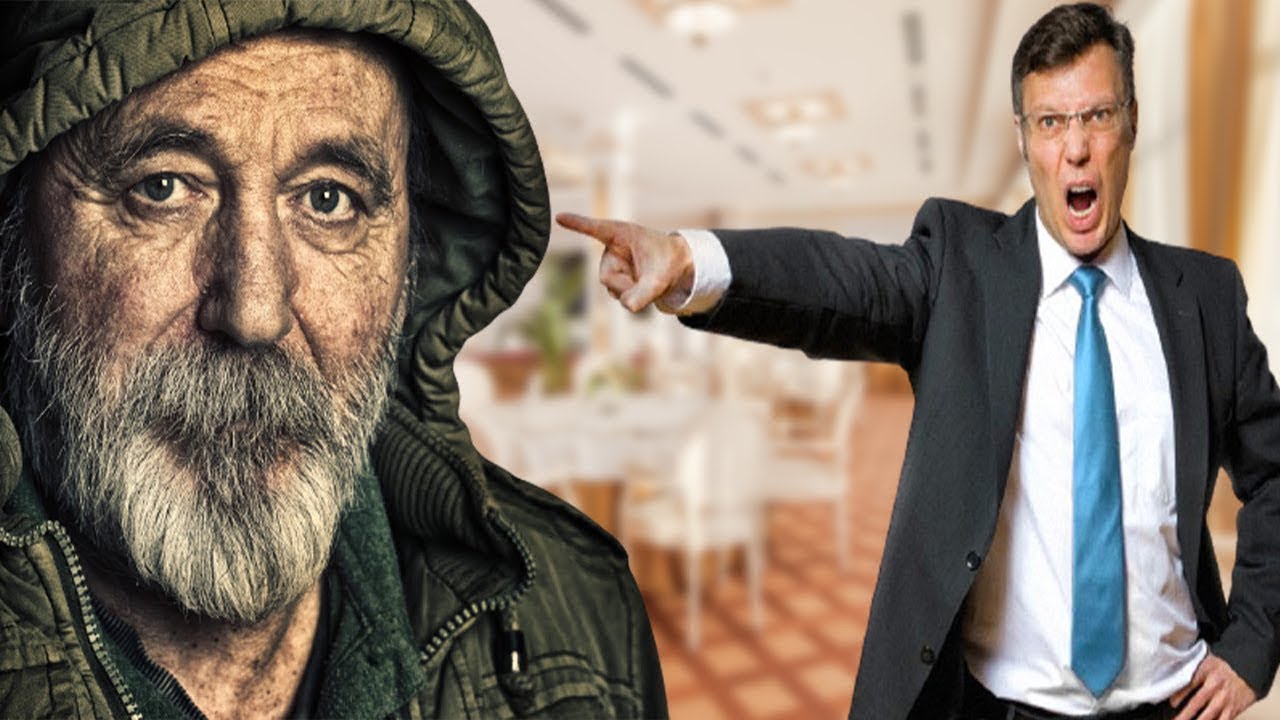 دخل متسول الى أحد المطاعم فرفضه الجميع ولكن عندما علموا من هو شاهد ما