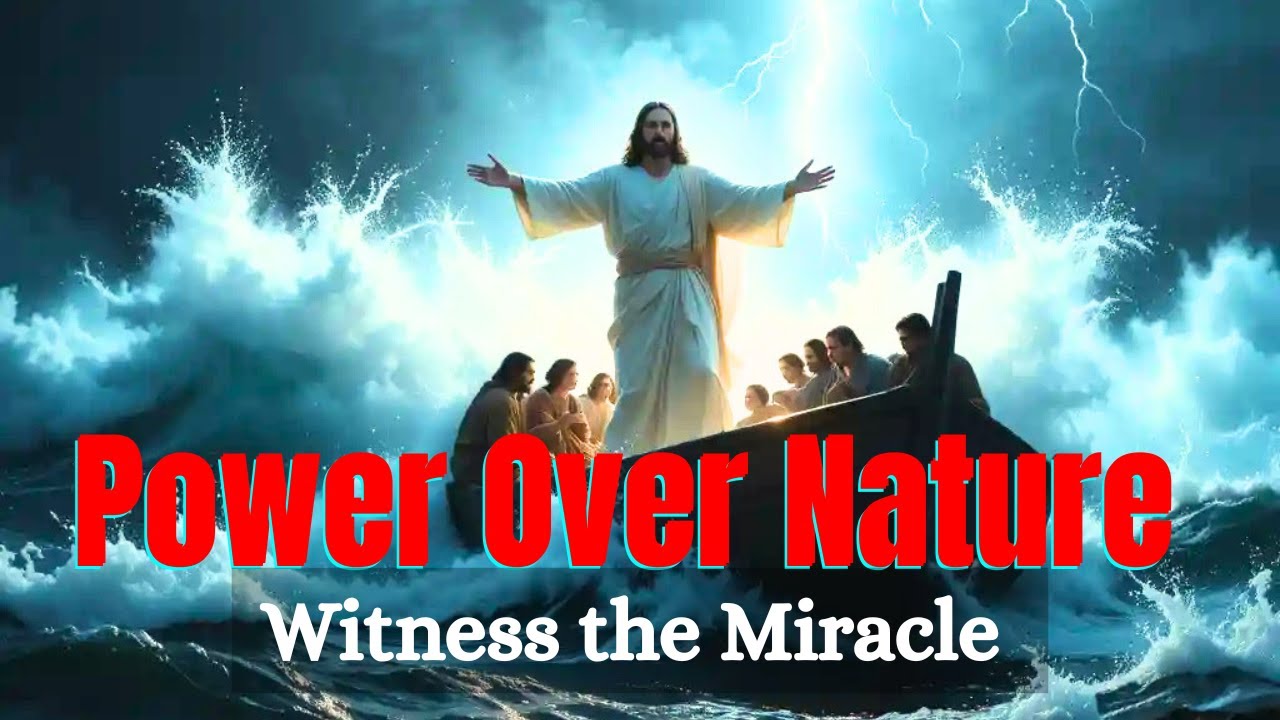 Jesus Commands the Storm (Nature Obeys Christ) #biblestories - YouTube