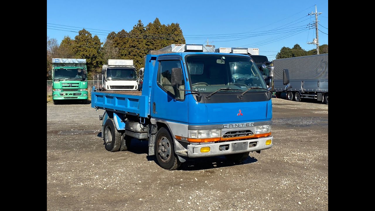 1994 Model, Mitsubishi Canter Dumper 4D33 Engine, high deck !! - YouTube