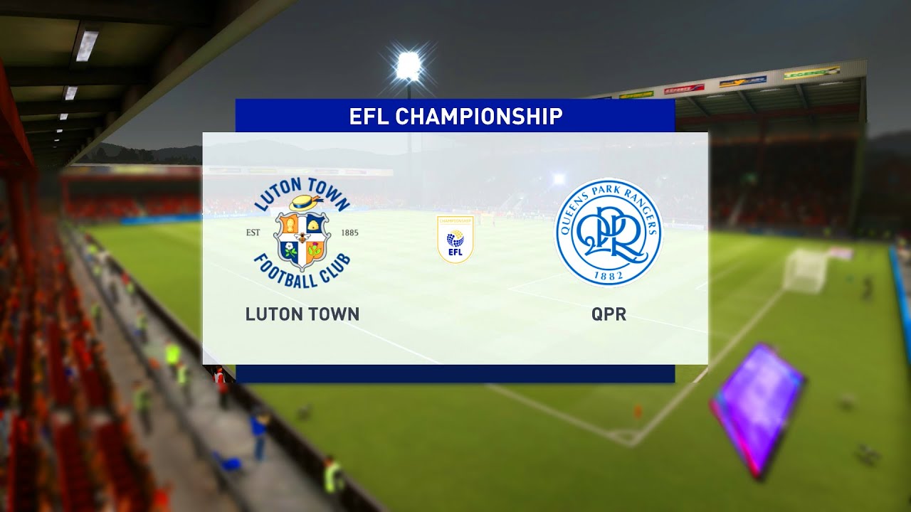 Luton Town vs QPR | EFL Championship (12/01/2021) | Fifa 21 - YouTube